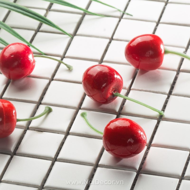 Trái Cherry nhựa trang trí (Chùm 2 Trái) - Nai Decor