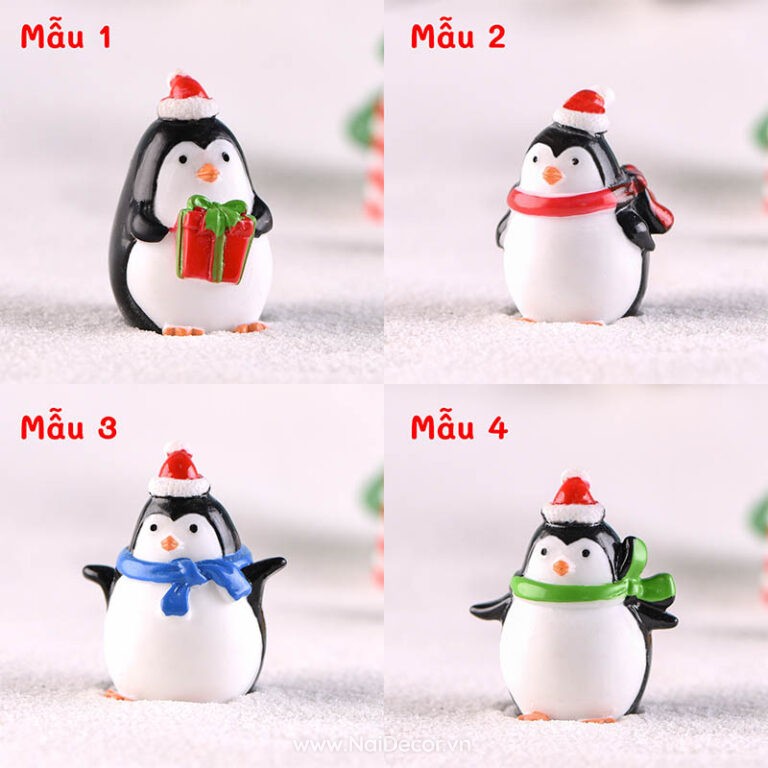 Mô Hình Chim Cánh Cụt Mini (NO-03) - Nai Decor
